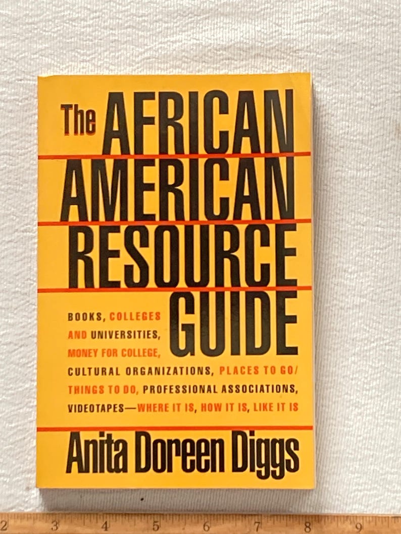 The African American Resource Guide-1990s-fair - Etsy