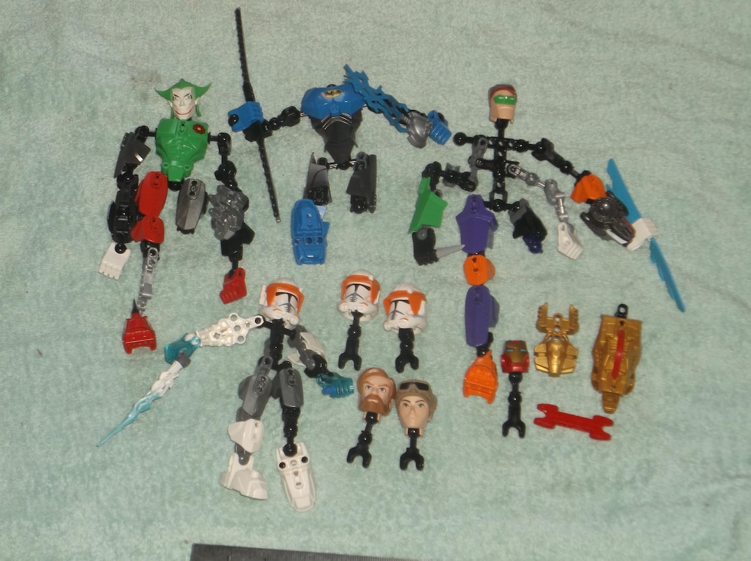 Lego Bionicles parts Lot-super Heroes-2000-fair - Etsy