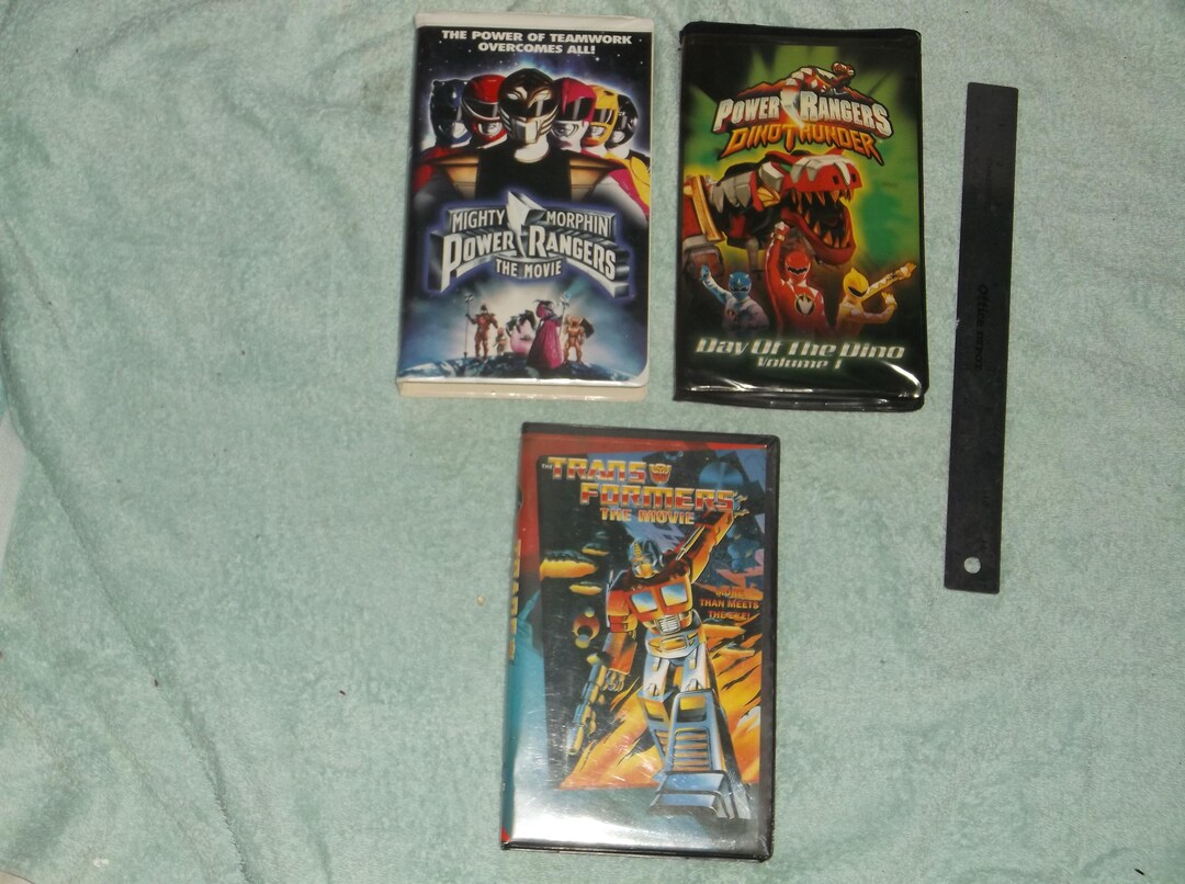 VHS Tapes-power Rangers-lot of 3-mixed-1980-fair - Etsy