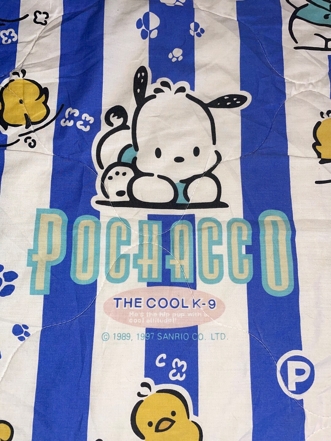 Vintage 'POCHACCO' the Cool K-9 Kids Blanket 1989, 1997 - Etsy