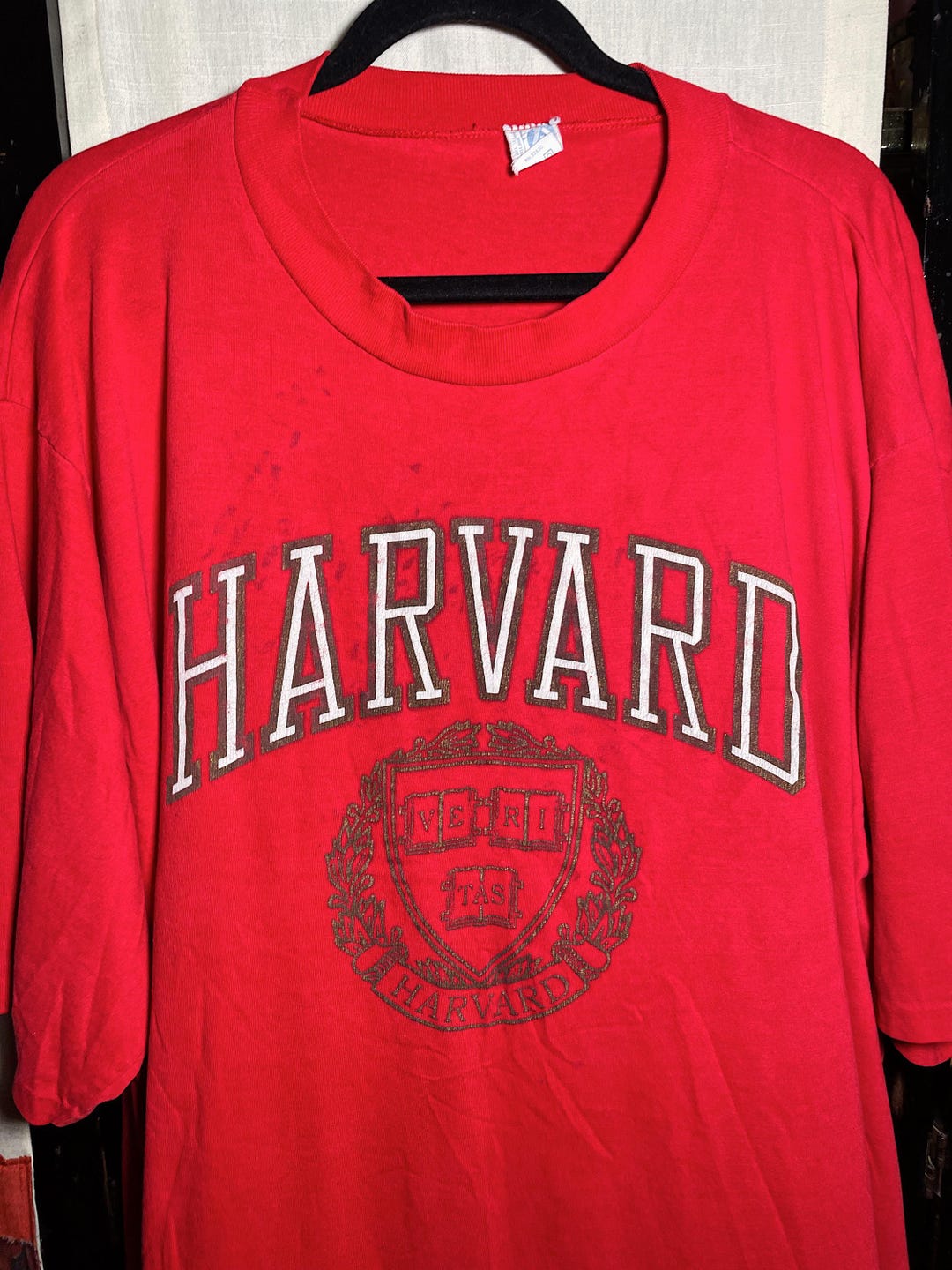 Vintage 70'S-80'S HARVARD University Unisex Oversized Long T-shirt ...