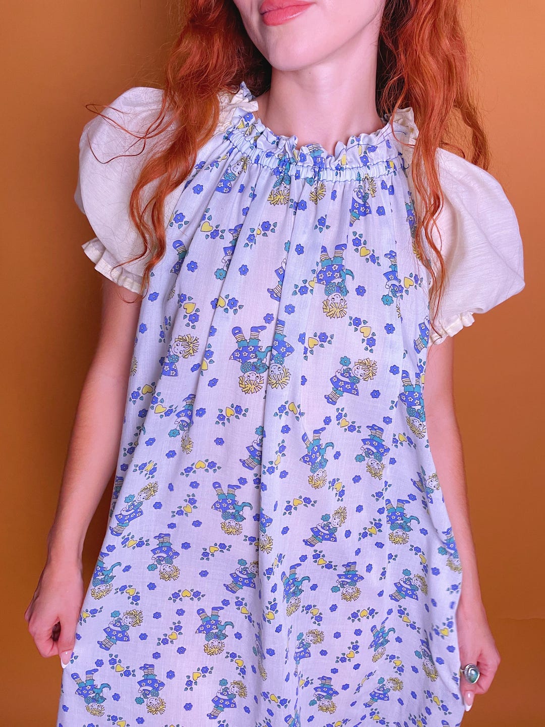 Vintage Blonde Raggedy Ann Dolly Babydoll Nightgown Dress - Etsy