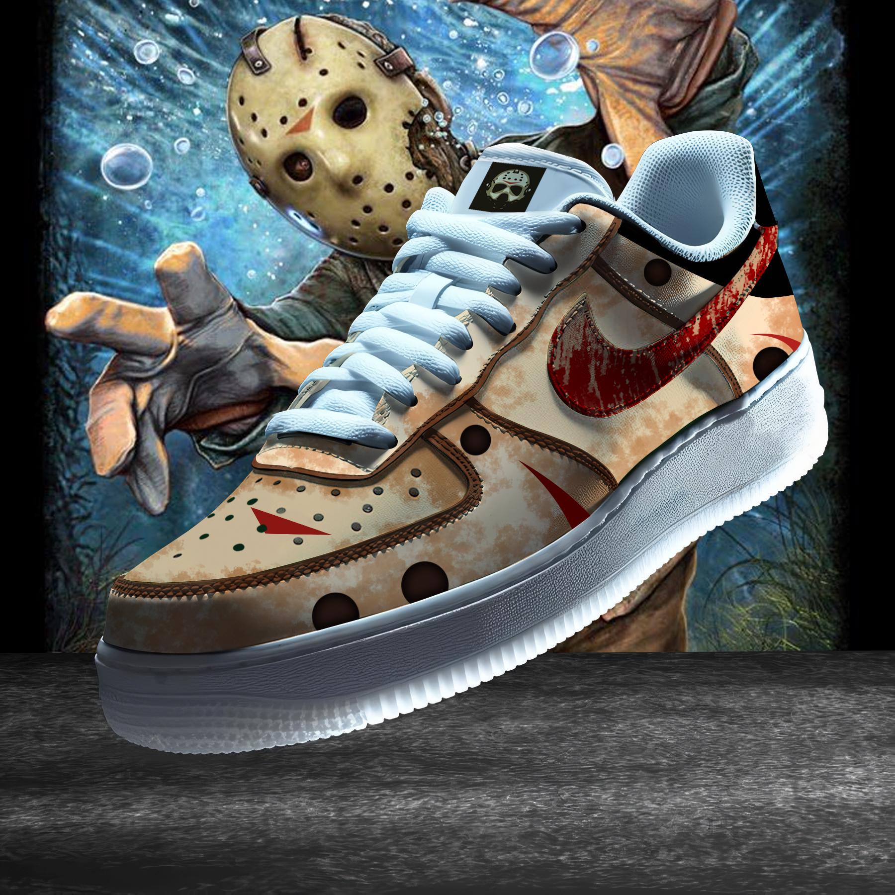 Halloween Jason Voorhees Shoes, Jason Voorhees Shoes, Horror Movie ...