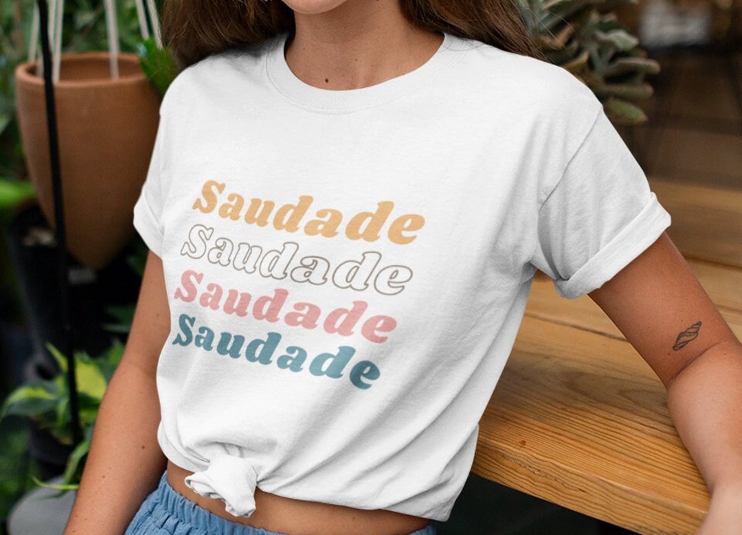 Portugal Saudade T-shirt, Retro 80's Colorful Saudade Tee, Portuguese ...