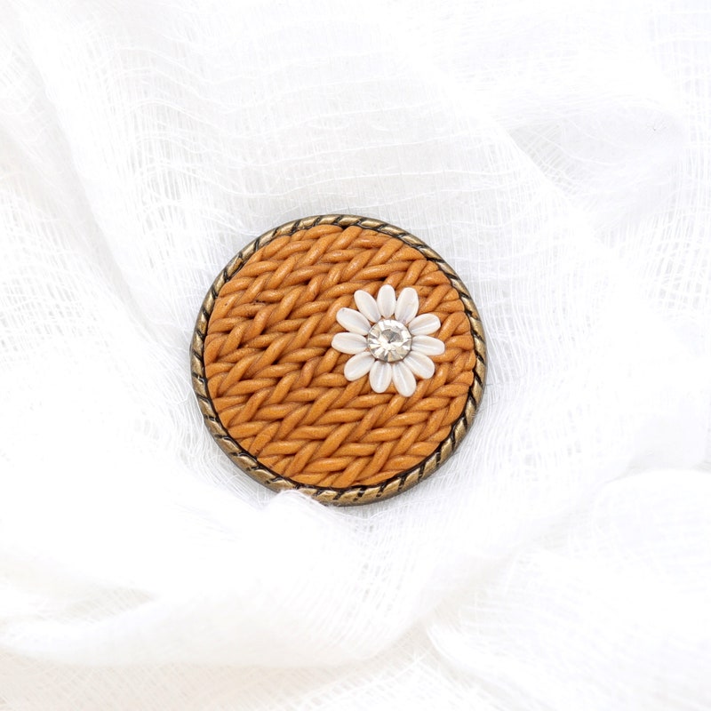 Knitting Brooch - Etsy UK