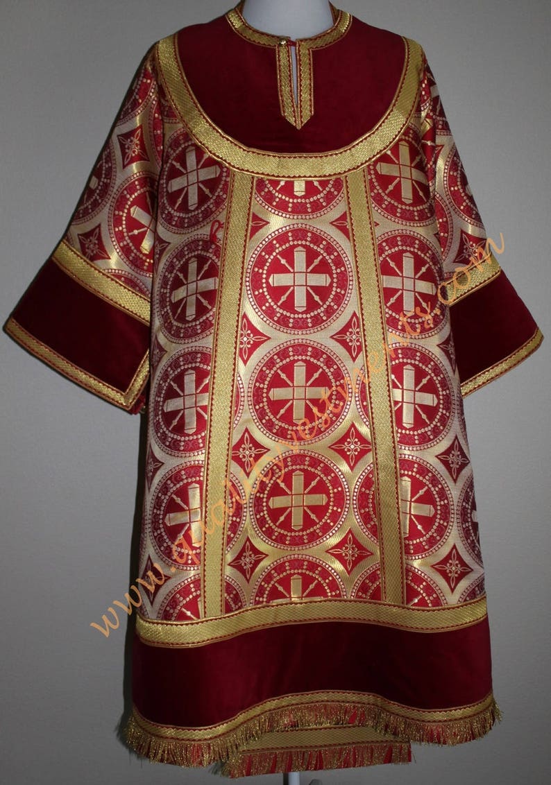 Orthodox Bishop's Vestments Metallic Brocade Red Gold | Etsy