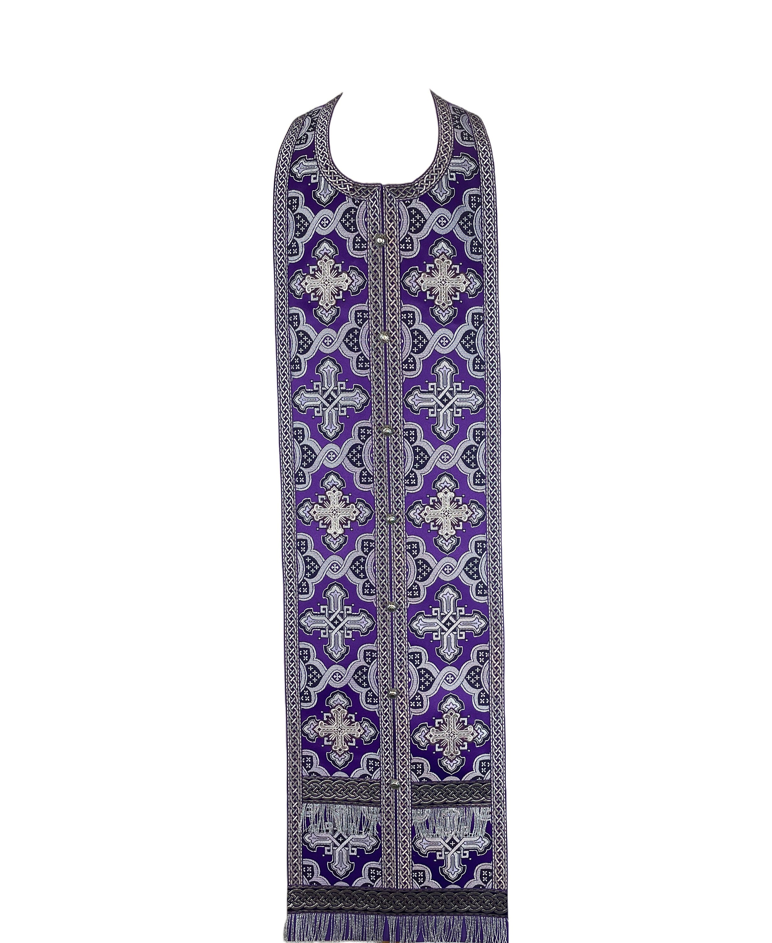 Purple Sick Call Set Communion Stole With Cuffs 45" 114 Cm - Etsy