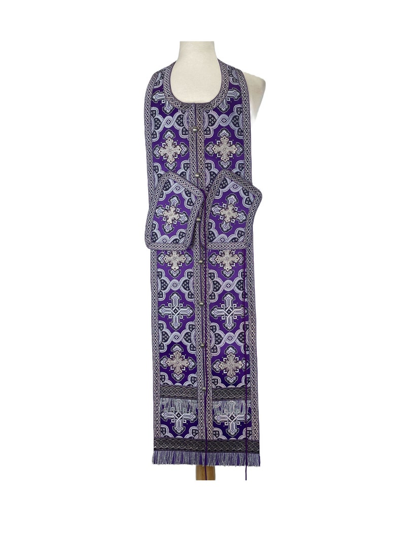 Purple Sick Call Set Communion Stole With Cuffs 45" 114 Cm - Etsy