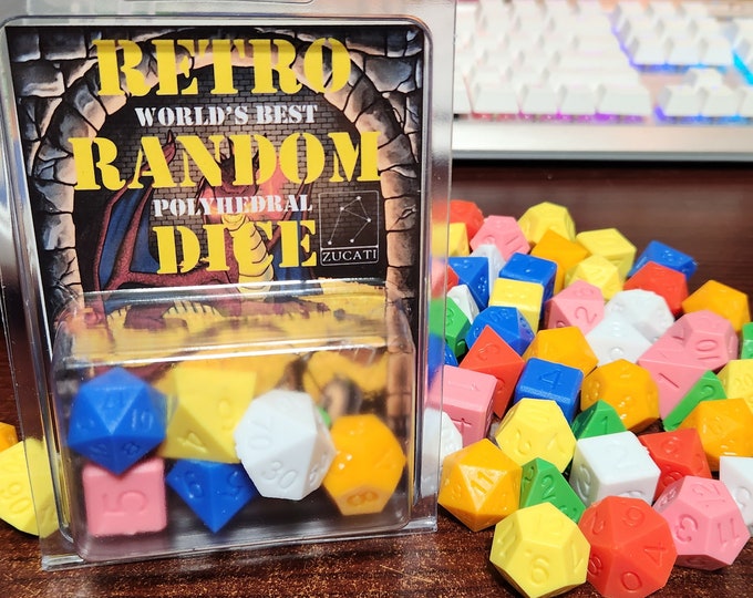 Retro Arcade Exclusive 11 Dice Set Video Game Dice With Unique Pixel ...