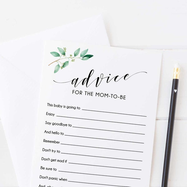 Boy Advice Cards - Etsy