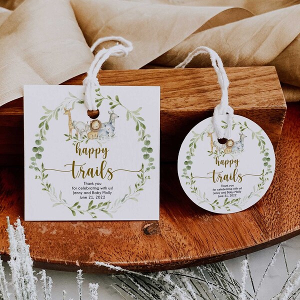 Happy Trails Tags - Etsy