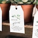 Baby Shower Favor Succulents Tags, Baby Shower Thank You Tags, Watch Me ...