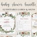 Christmas Baby Shower Games Bundle Winter Baby Games Bundle - Etsy