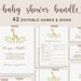Giraffe Baby Shower Games Bundle Safari Baby Shower Game Boy - Etsy
