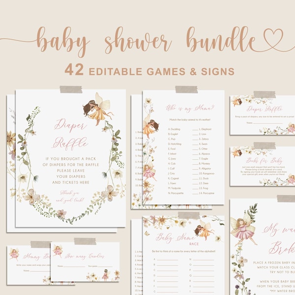 Baby Shower Games - Etsy
