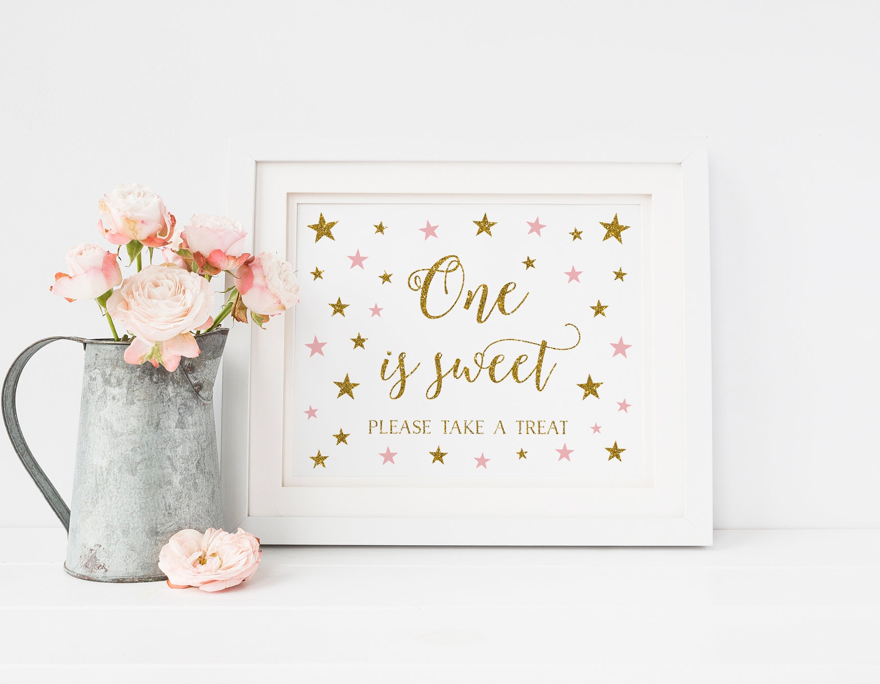 One is Sweet Please Take a Treat Twinkle Twinkle Little Star | Etsy