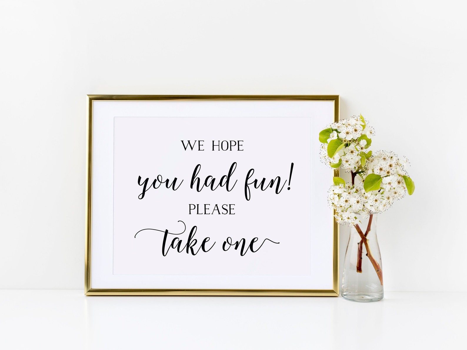 Take a Treat Sign We Hope You Had Fun Please Take One - Etsy