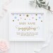 Gender Reveal Party, Baby Name Suggestion Cards, Printable Baby Name ...