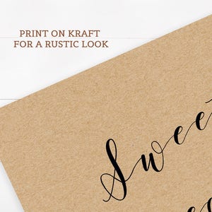 Sweet Treats Sign, Rustic Wedding Signs, Dessert Bar Sign, Candy Bar ...