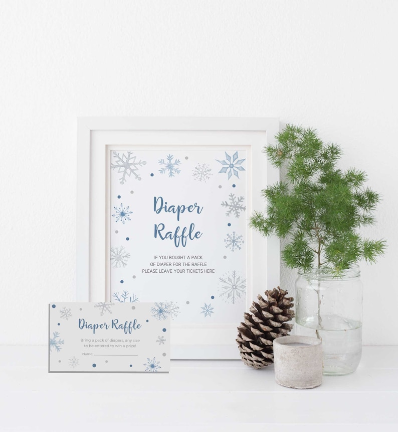 Winter Boy Baby Shower Game Bundle Snowflake Baby Game | Etsy