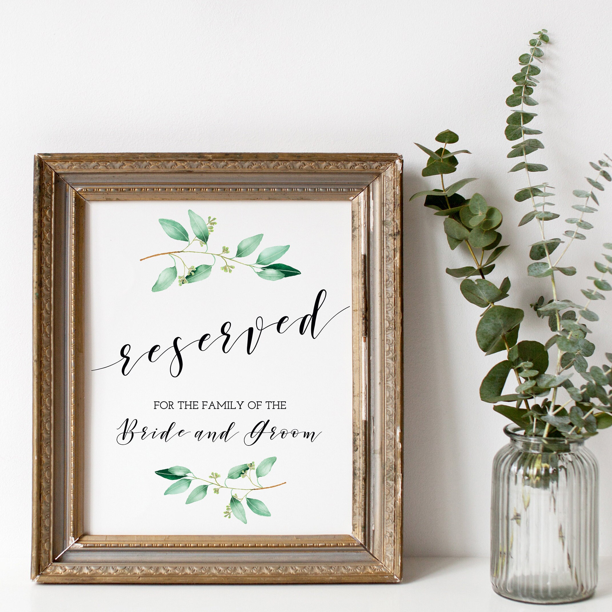 Reserved Sign Wedding Reserved Sign Printable Reserved For | Etsy
