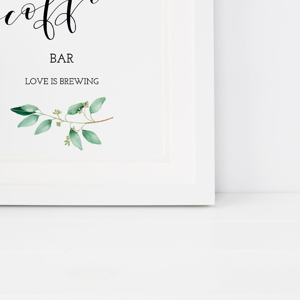 Wedding Coffee Bar Sign Wedding Coffee Sign Love is Brewing - Etsy