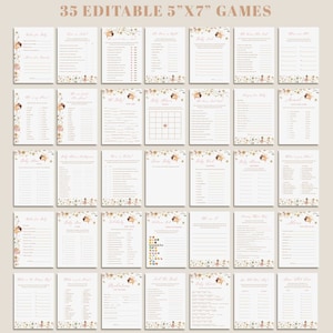 Fairy Baby Shower Games Bundle, Fairy Garden Baby Games Bundle ...