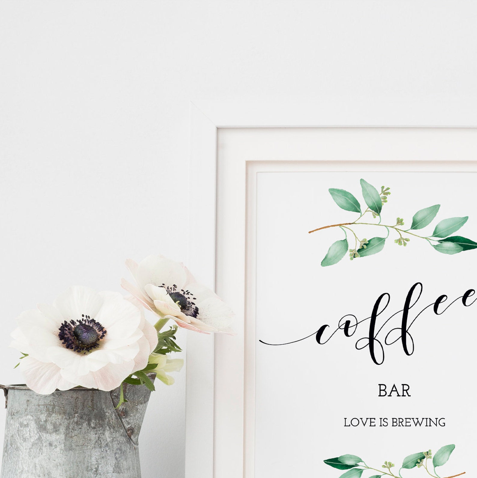Wedding Coffee Bar Sign Wedding Coffee Sign Love is Brewing - Etsy
