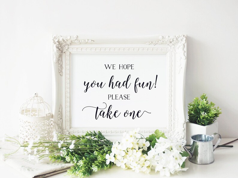 Take a Treat Sign We Hope You Had Fun Please Take One - Etsy