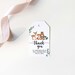 Woodland Party Favor Tags Woodland Birthday Thank You Tag - Etsy