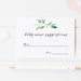 Baby Name Suggestion Card, Printable Baby Name Game, Gender Reveal ...