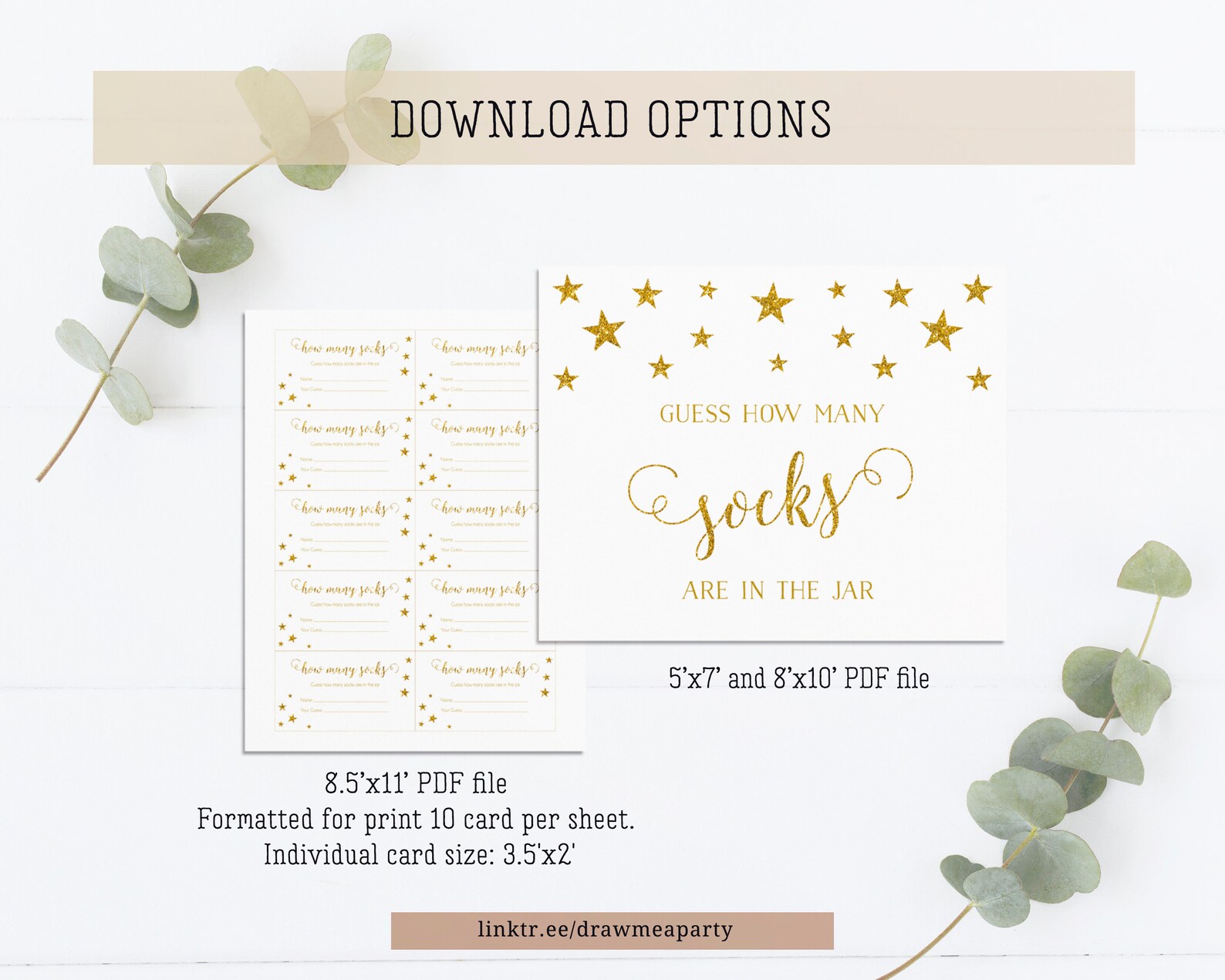 Twinkle Little Star Baby Shower Guessing Game Guess How Many - Etsy