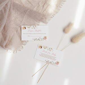 Fairy Baby Shower Invitation Bundle, Books for Baby, Diaper Raffle ...