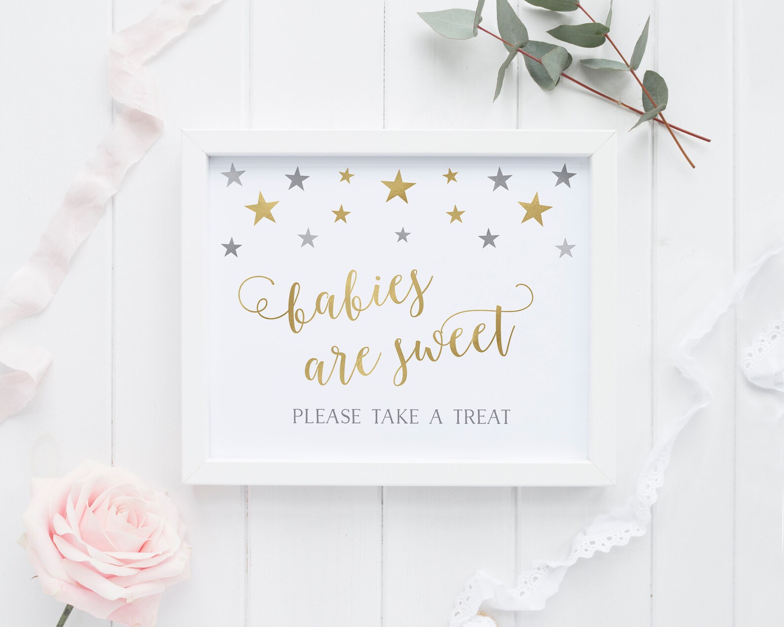 Dessert Table Sign, Baby Shower Favor Sign, Babies Are Sweet Please ...