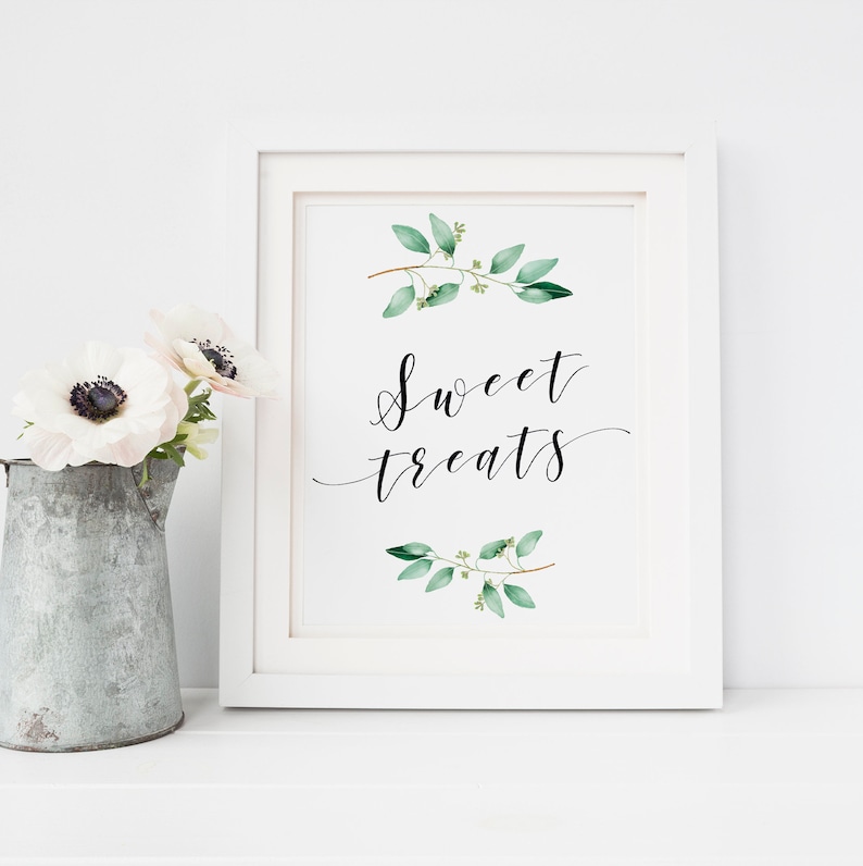 Sweet and Treats Sign Printable Sweet Treats Sign Dessert | Etsy