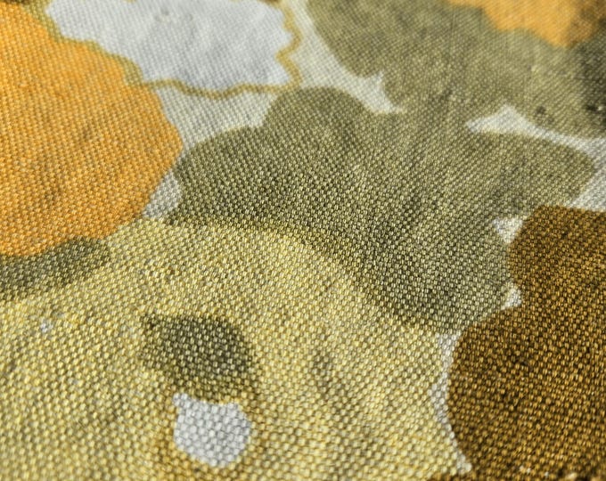 Vintage 70's Floral Funky Fabric - Etsy