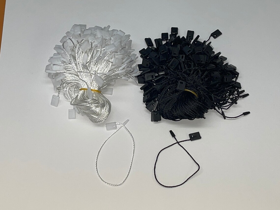 Hang Tag Strings - Label Strings - Locking Strings - Snap Lock ...