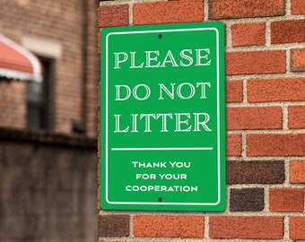 Please Keep This Area Tidy, Rubbish Litter Sign Ideal for Offices ...
