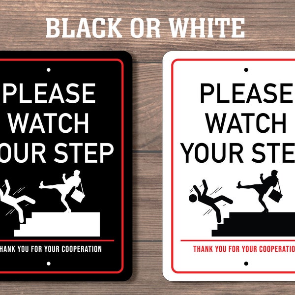 Watch Your Step - Etsy