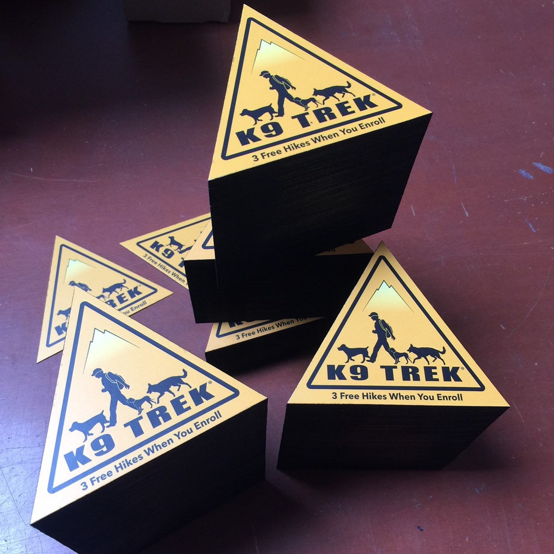 250 Tri-angle Business Cards Printed on 2 Sides in Full Color. 2.5 Inch ...