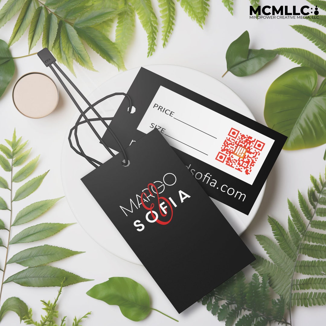 250 Product Tags - Swing Tags 2x3.5 Inch Glossy or Matte Clothing Tags ...