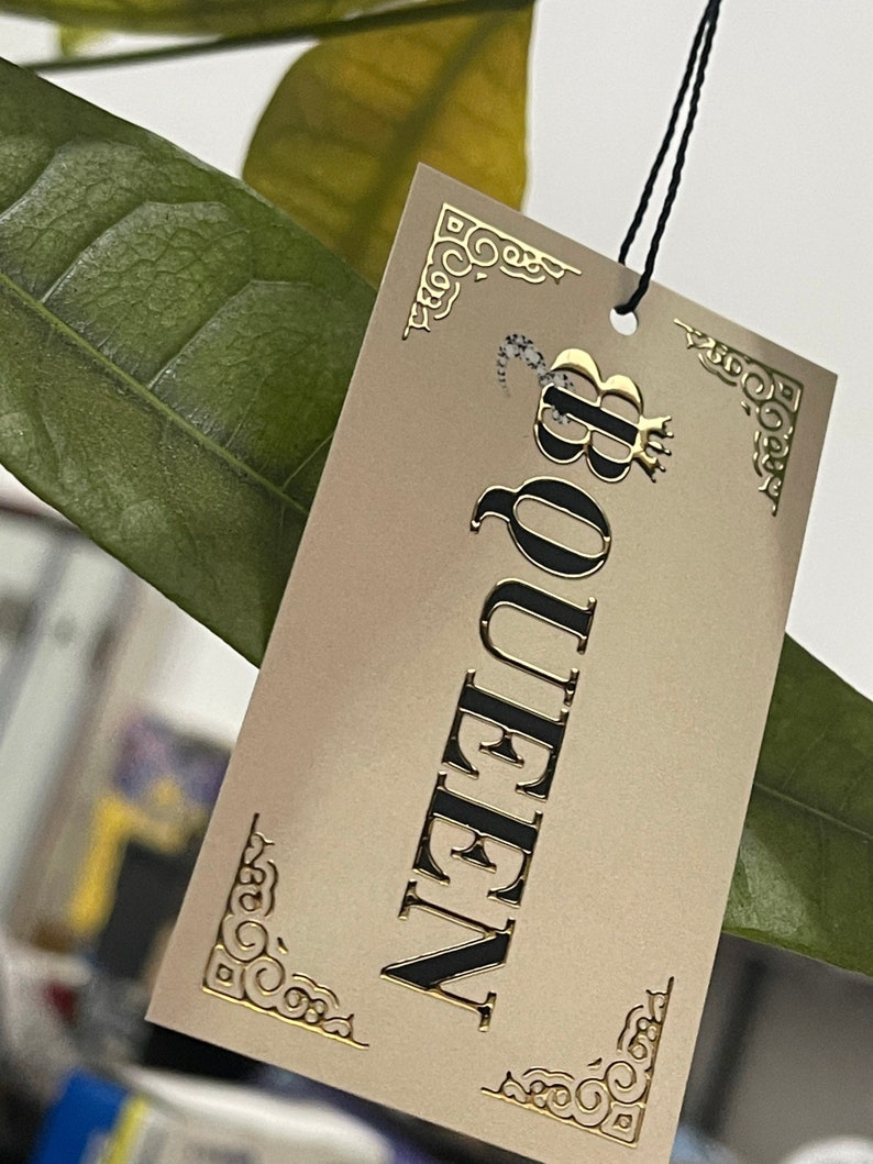 250 Raised Foil Hang Tags - Soft Touch Laminated Business Cards - Etsy