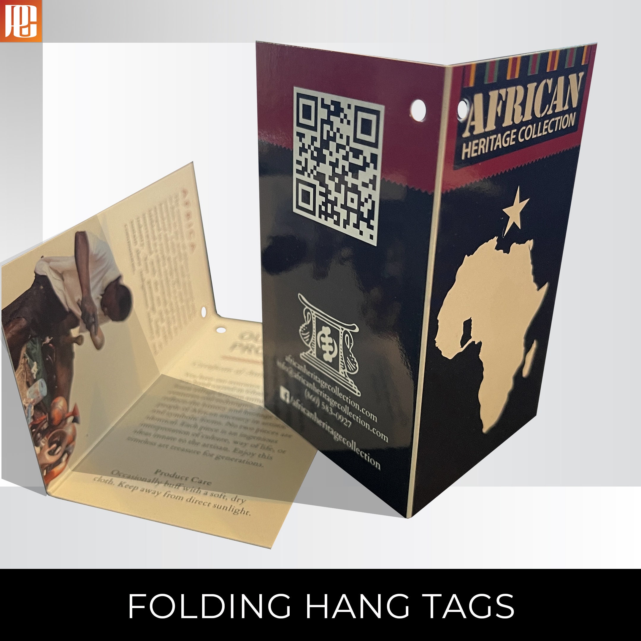 100 Folding Hang Tags Hang Tags With 2 Panels Swing Tags - Etsy