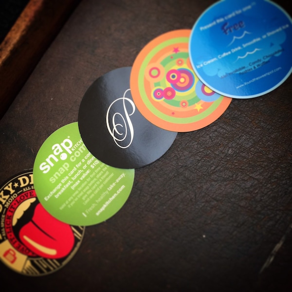 Circular Business Cards - Etsy