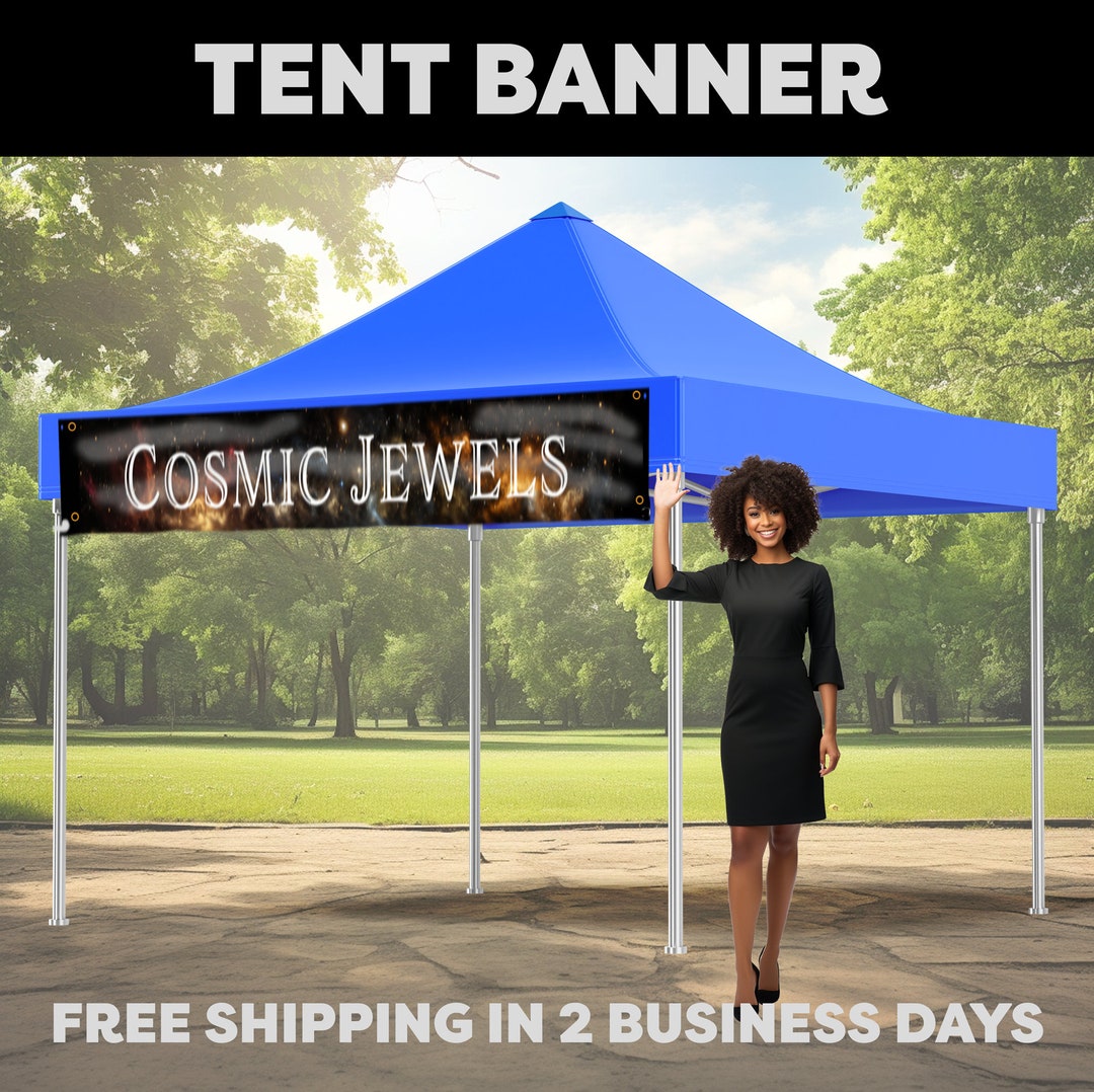 Tent Banner - Vinyl Banner Printing - Trade Show Banner - Custom Banner ...