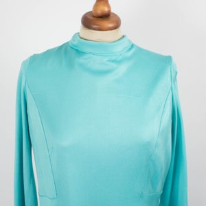 Vintage 60s Dress, Mod 60s Dress, Blue Turquoise, Modette Style ...