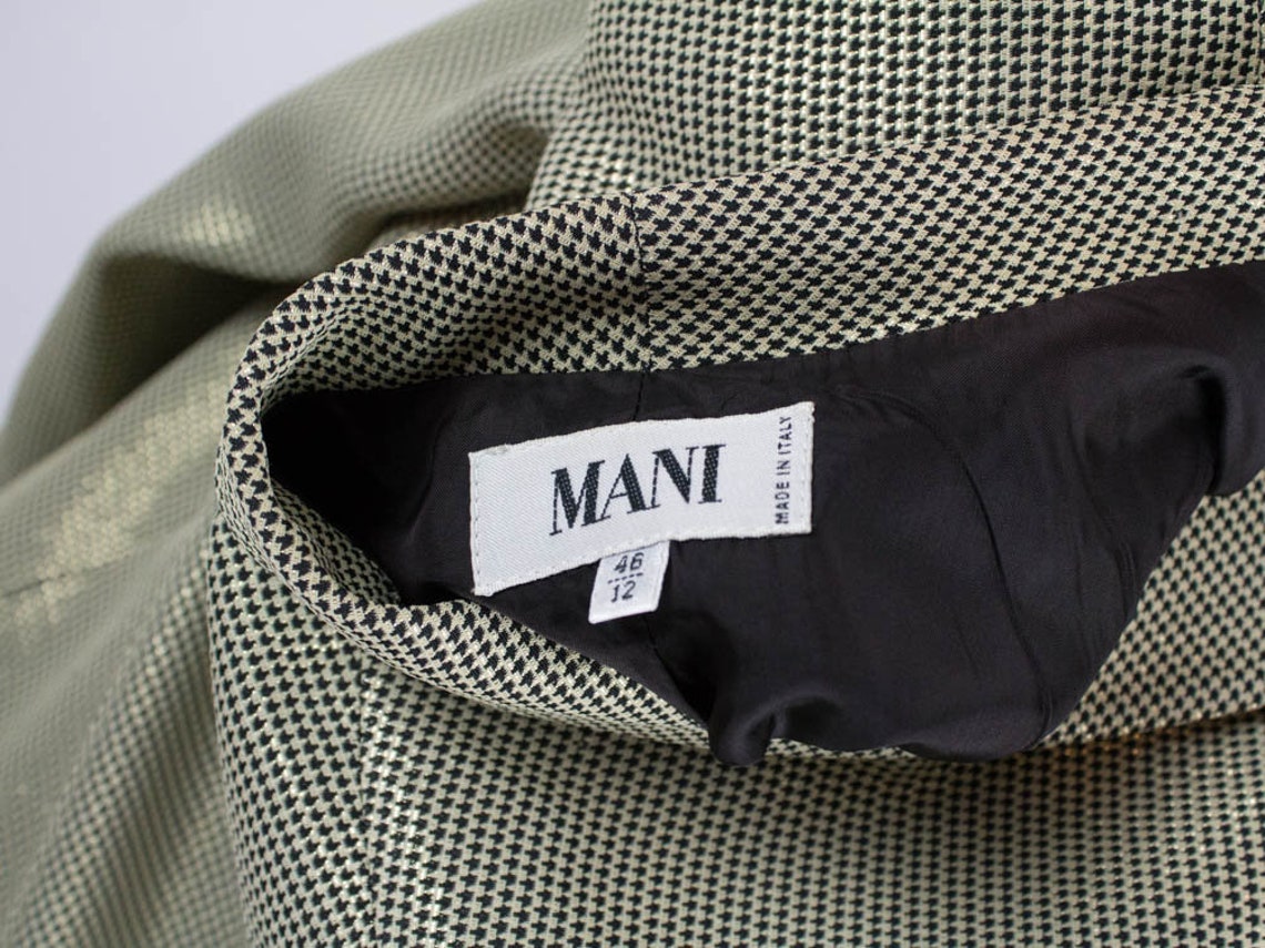 Mani by Armani 80s Blazer Vintage Eighties Jacket With - Etsy