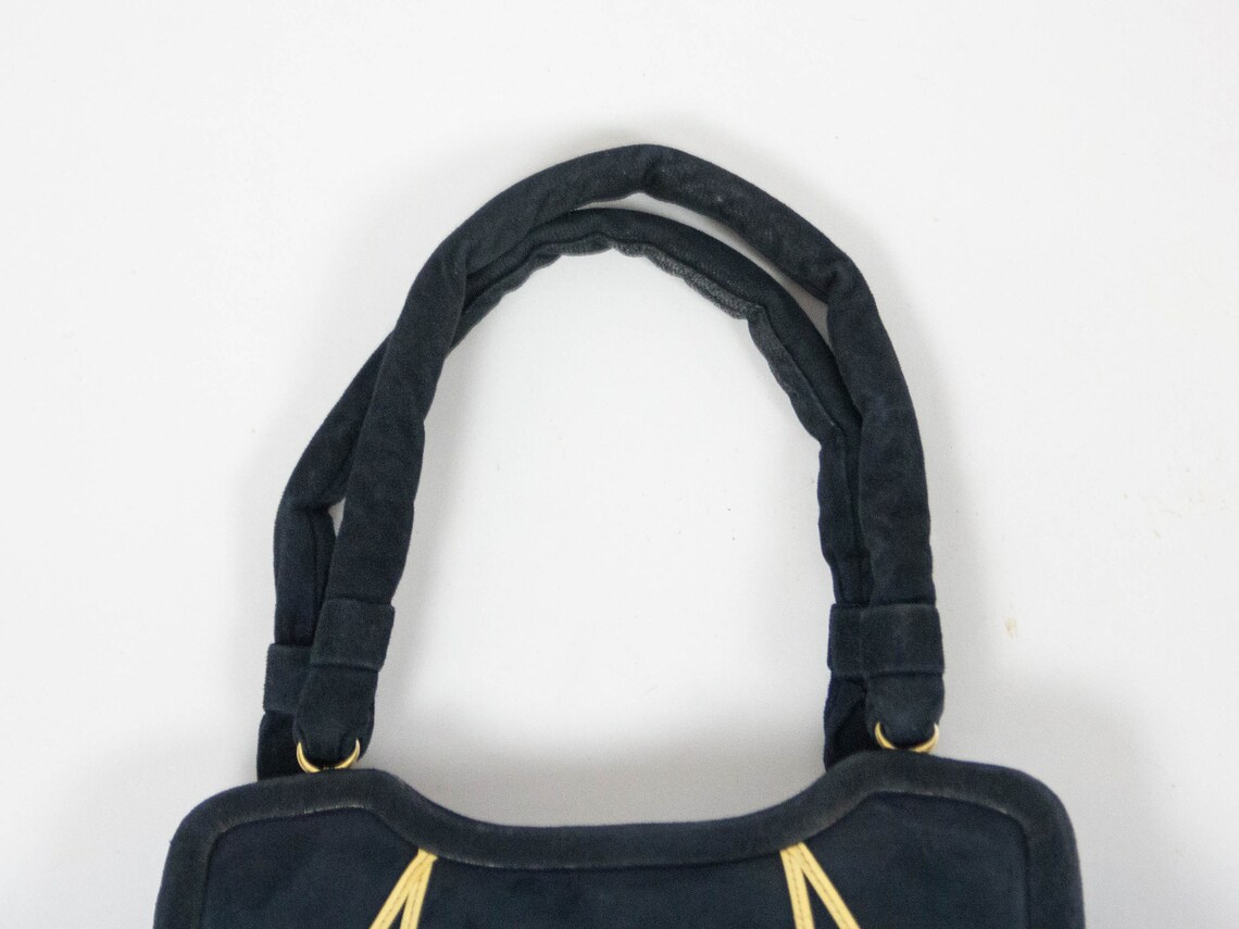 50s Handbag Vintage Purse Blue Bag 1950s Fashion Vintage | Etsy