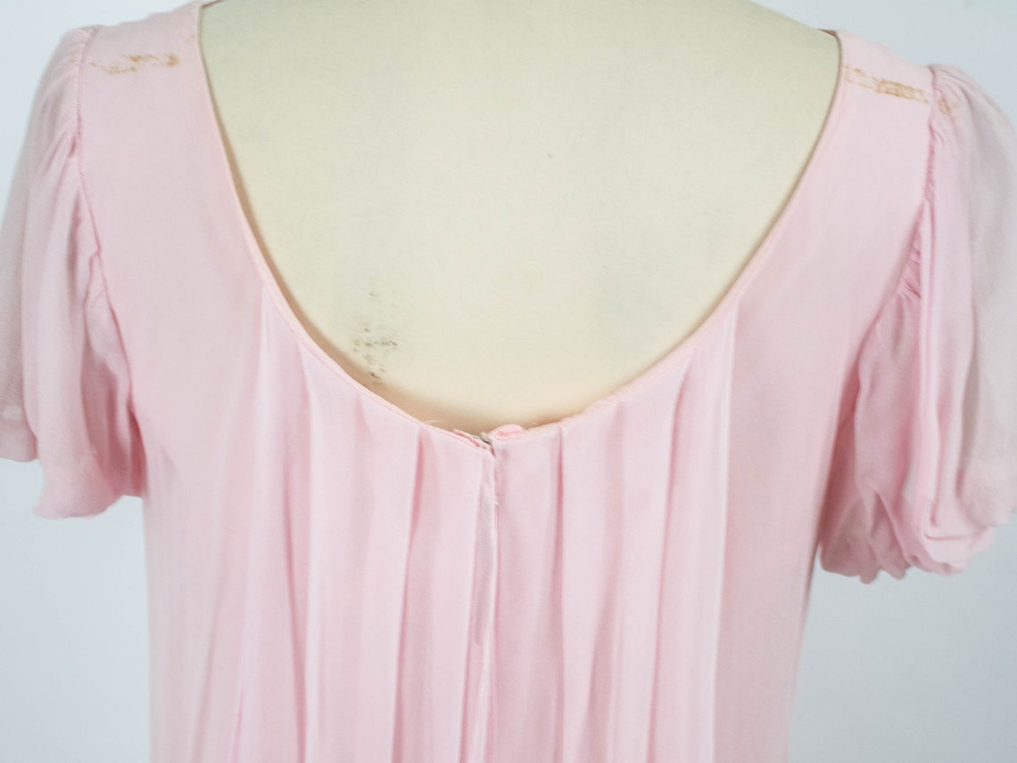 Vintage Dress Pink Romantic Dress 1960s Dress Light Pink | Etsy