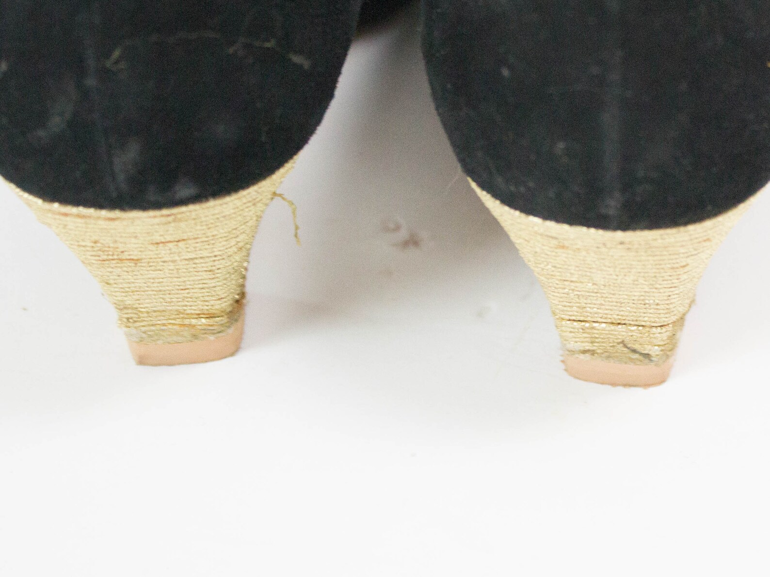 80s Shoes Black Gold Pump 80s Vintage Rene Caovilla | Etsy